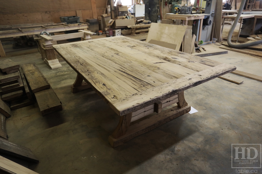 Reclaimed Wood Frame Tables | HD Threshing