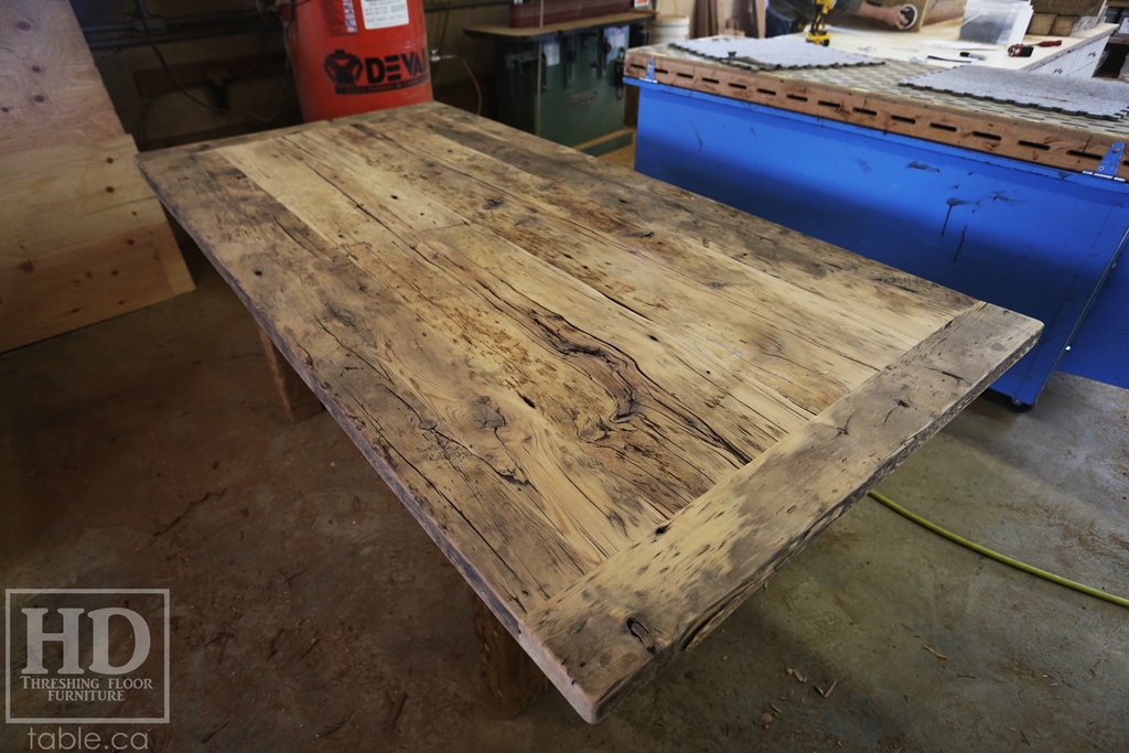 Reclaimed Wood Frame Tables | HD Threshing