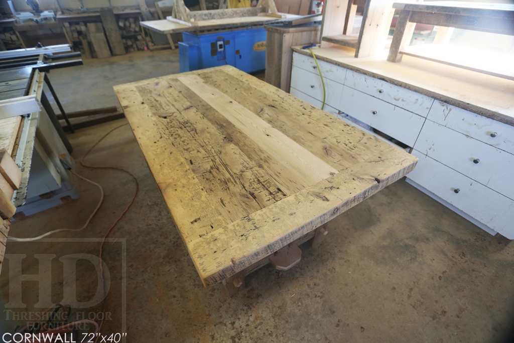 Reclaimed Wood Frame Tables | HD Threshing