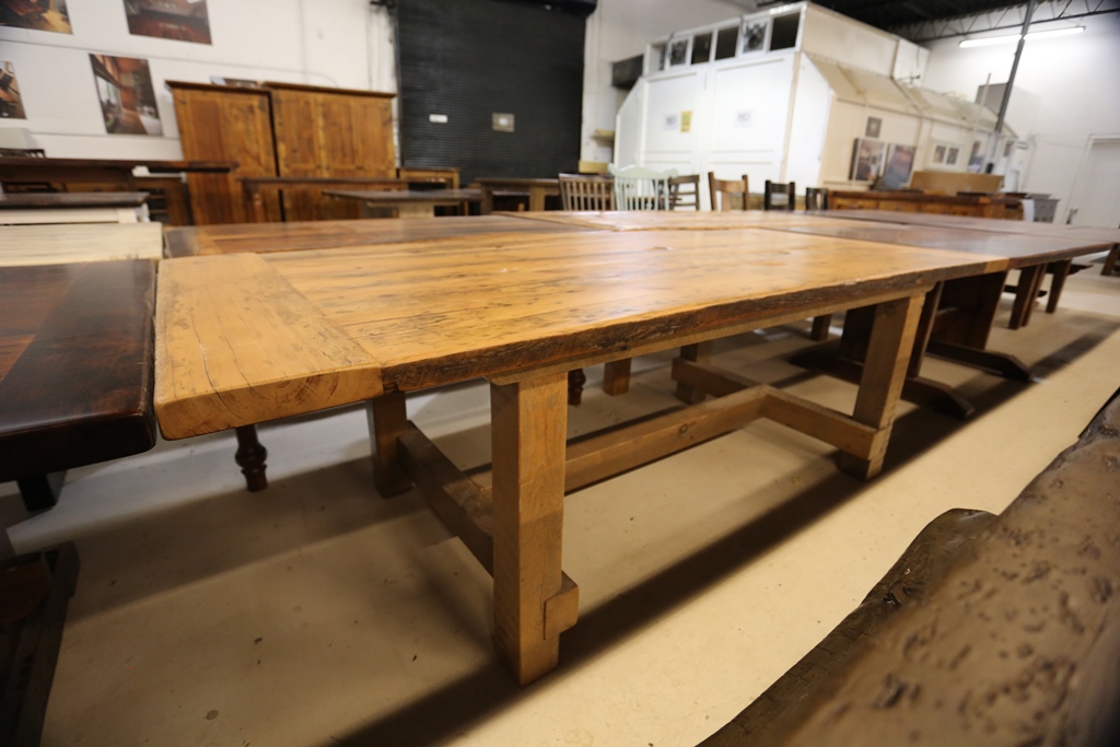 Reclaimed Wood Frame Tables | HD Threshing