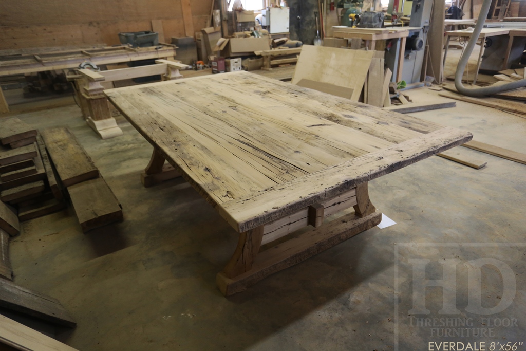 Reclaimed Wood Frame Tables | HD Threshing