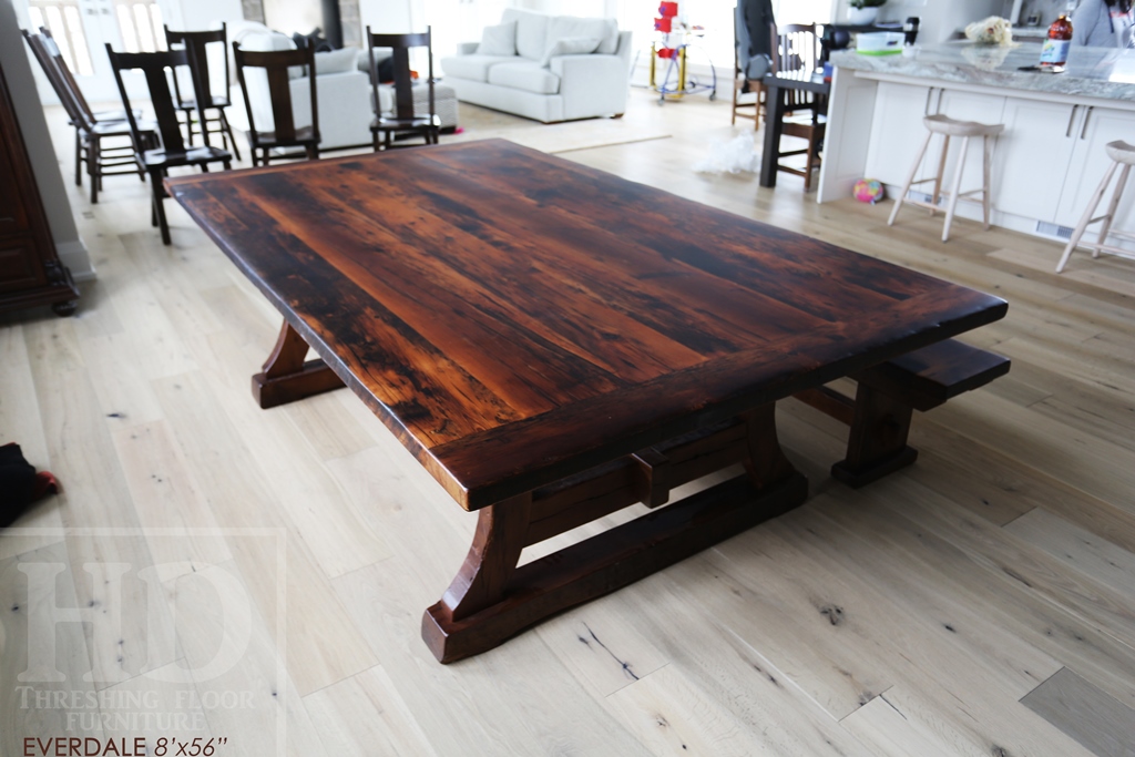 Reclaimed Wood Frame Tables | HD Threshing