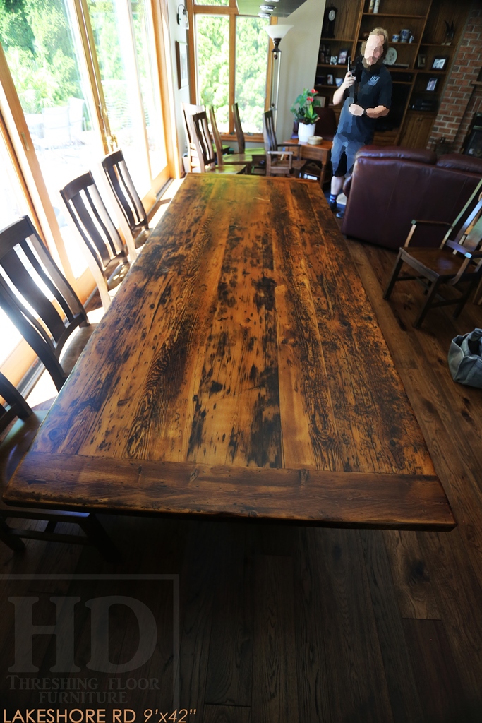 Reclaimed Wood Frame Tables | HD Threshing
