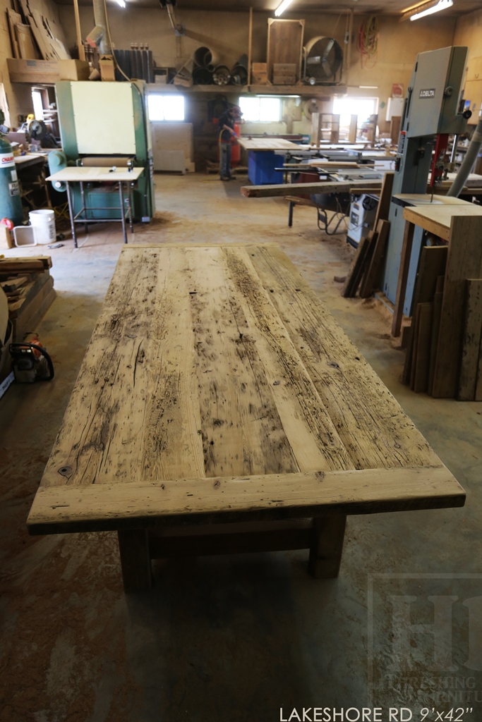 Reclaimed Wood Frame Tables | HD Threshing