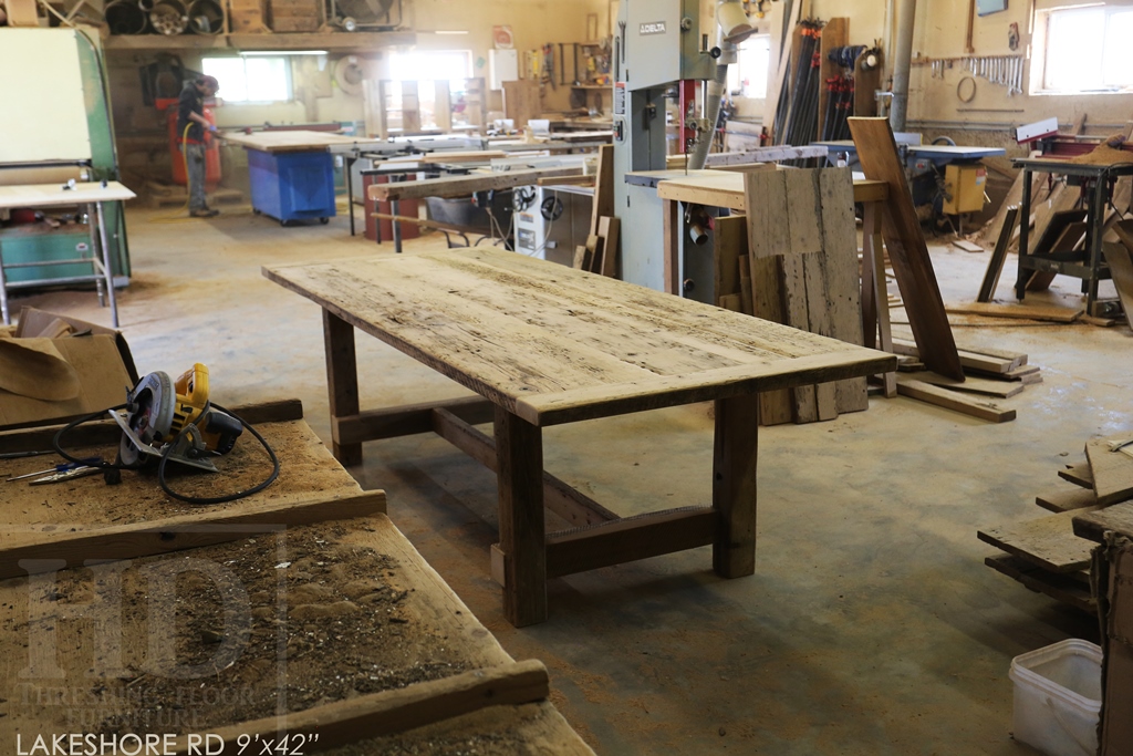 Reclaimed Wood Frame Tables | HD Threshing