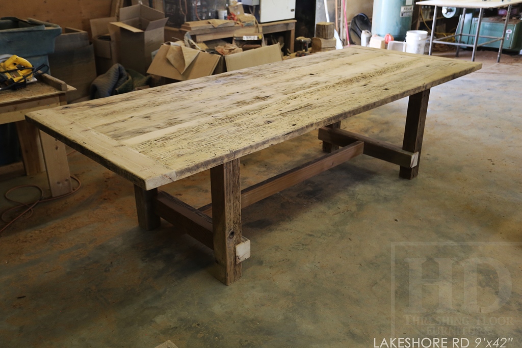 Reclaimed Wood Frame Tables | HD Threshing