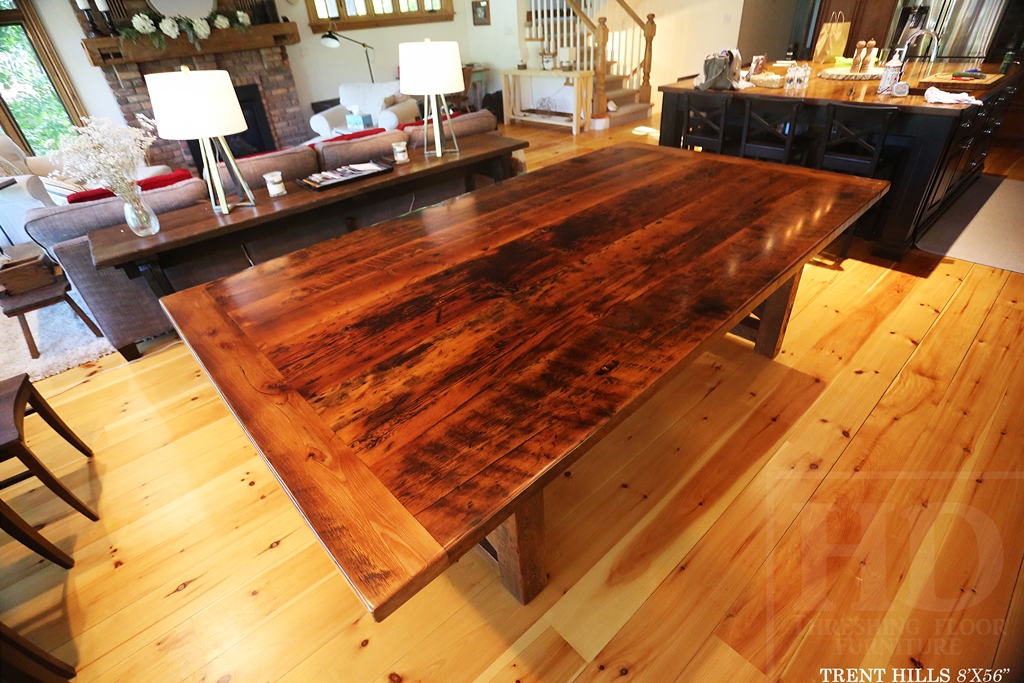 Reclaimed Wood Frame Tables | HD Threshing