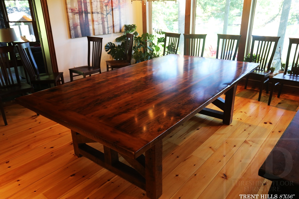 Reclaimed Wood Frame Tables | HD Threshing