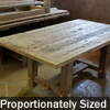 Reclaimed Wood Frame Tables | HD Threshing