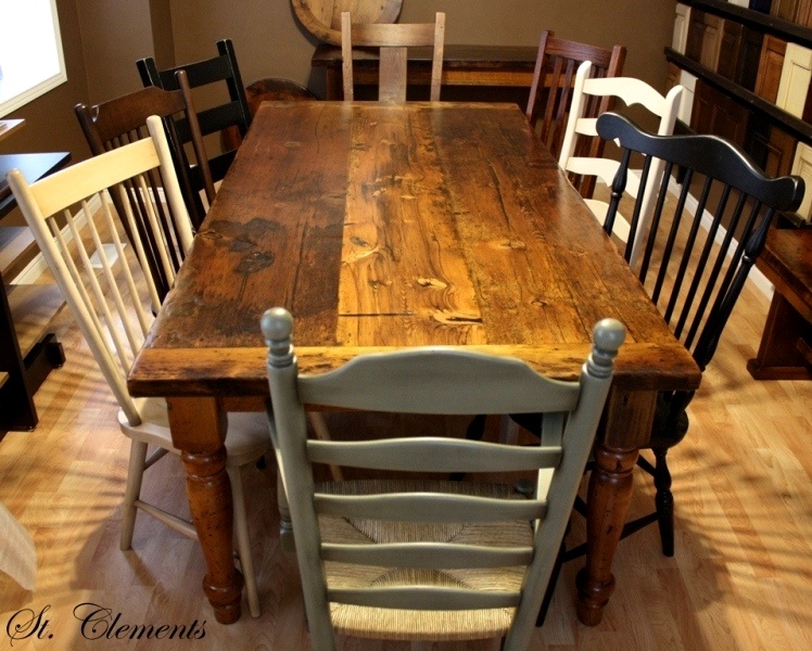Rustic Harvest Dining Tables Ontario | HD Threshing
