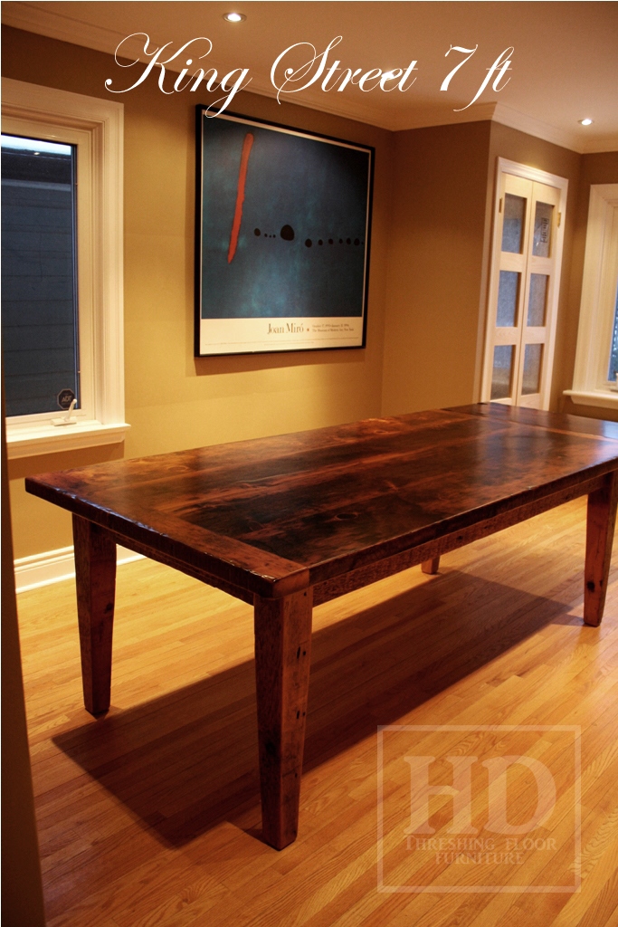 Rustic Harvest Dining Tables Ontario | HD Threshing