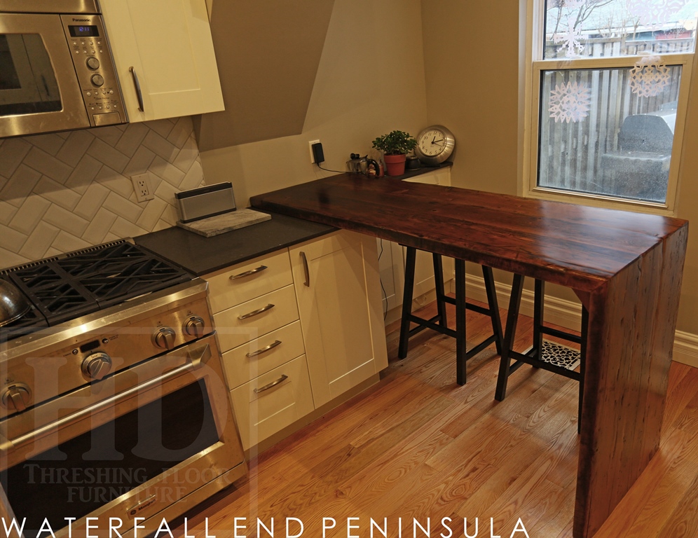 Reclaimed Wood Kitchen Island | HD Threshing Floor Furniture