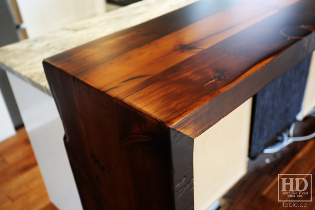 Reclaimed Wood Kitchen Island | HD Threshing Floor Furniture