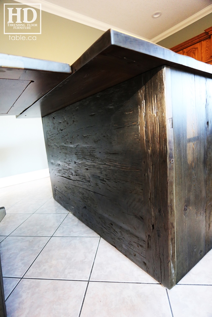 Reclaimed Wood Kitchen Island | HD Threshing Floor Furniture