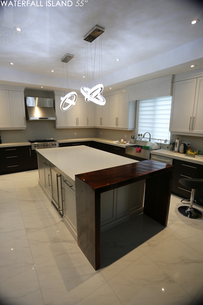 Reclaimed Wood Kitchen Island | HD Threshing Floor Furniture