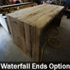 Reclaimed Wood Kitchen Island | HD Threshing Floor Furniture
