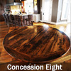 Round Reclaimed Wood Dining Table | Rustic Round Wood Tables