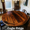 Round Reclaimed Wood Dining Table | Rustic Round Wood Tables