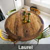 Round Reclaimed Wood Dining Table | Rustic Round Wood Tables