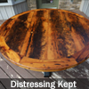 Round Reclaimed Wood Dining Table | Rustic Round Wood Tables