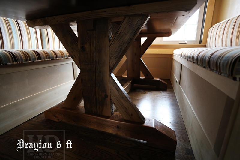 Antique Wood Sawbuck Tables | HD Threshing Floor Furniture