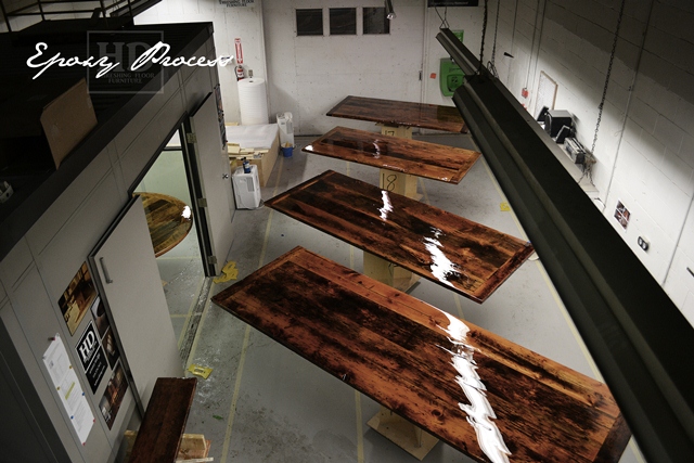 Reclaimed Wood Furniture | The Finishing Process | HD Threshing