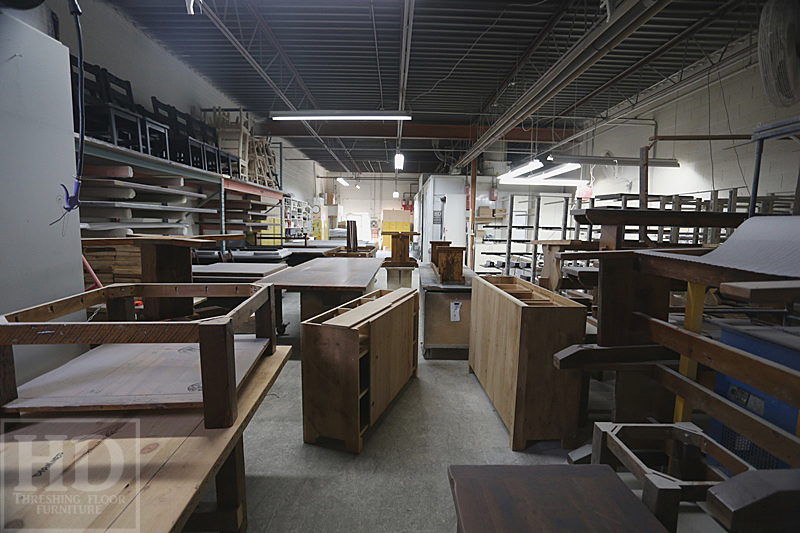 Reclaimed Wood Furniture | The Finishing Process | HD Threshing