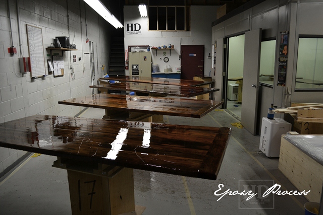 Reclaimed Wood Furniture | The Finishing Process | HD Threshing