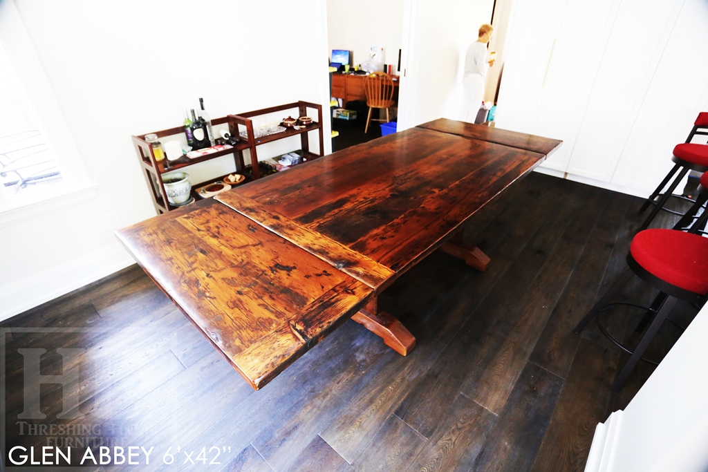 Trestle Tables Ontario | Rustic Trestle Table | HD Threshing