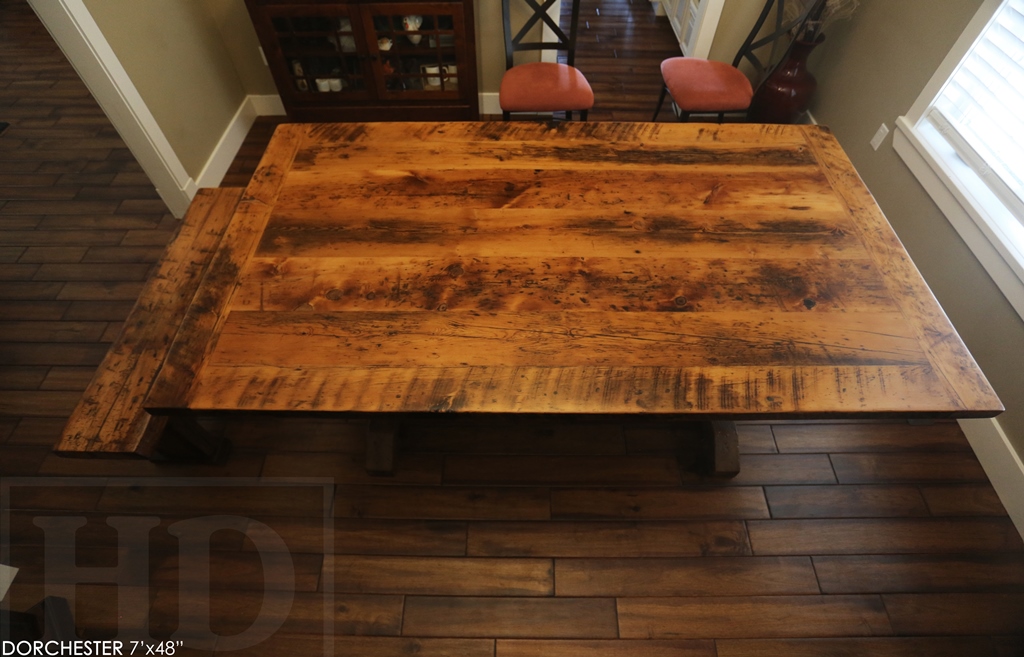 Trestle Tables Ontario | Rustic Trestle Table | HD Threshing