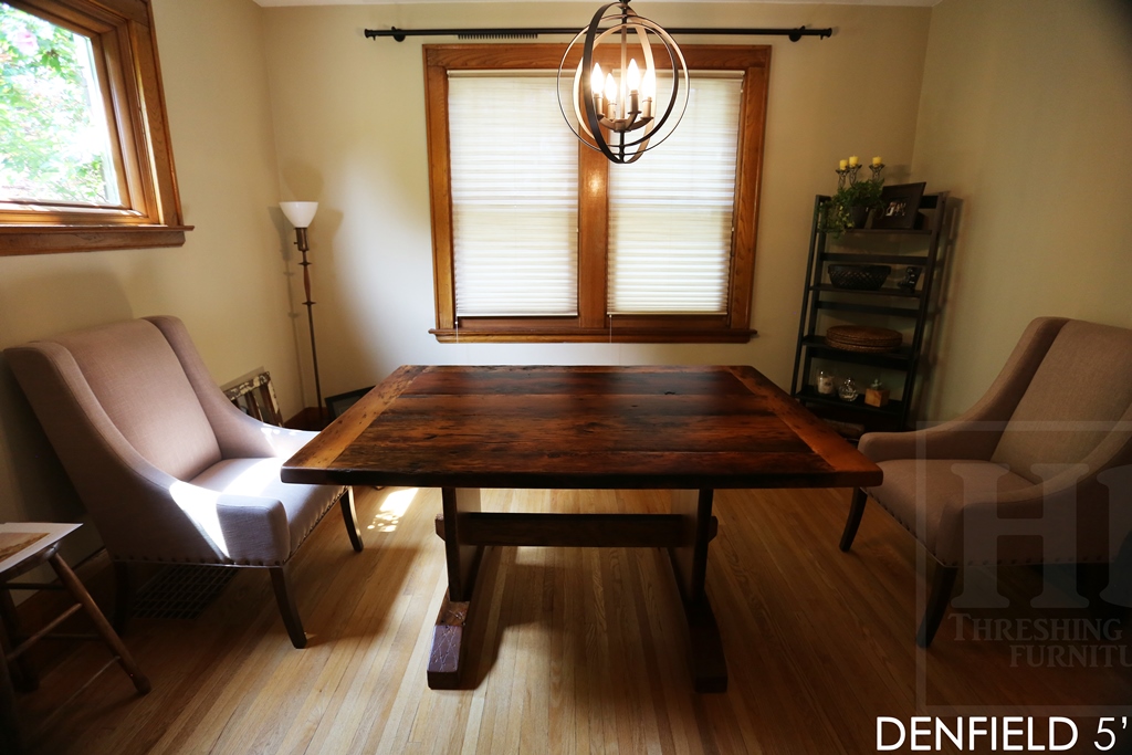 Trestle Tables Ontario | Rustic Trestle Table | HD Threshing