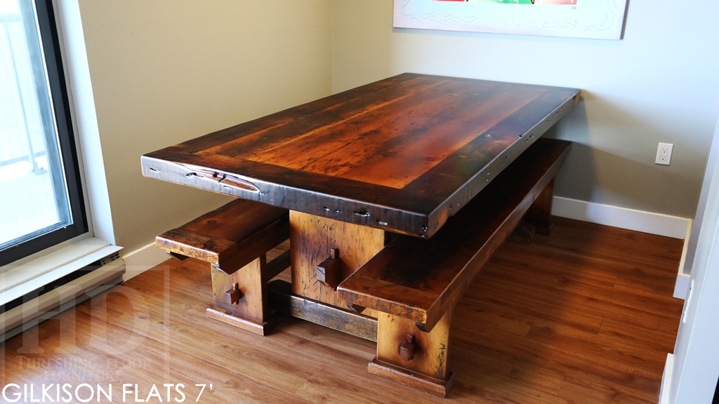 Trestle Tables Ontario | Rustic Trestle Table | HD Threshing