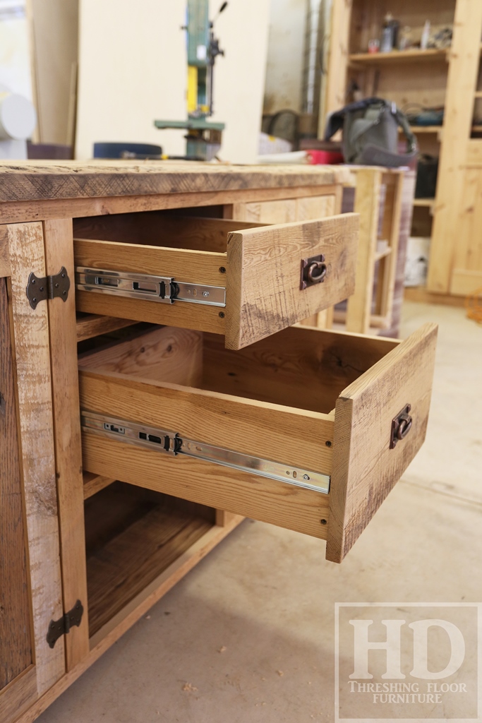 Custom Hand-Made Vanities Made from Ontario Reclaimed Barnwood with ...