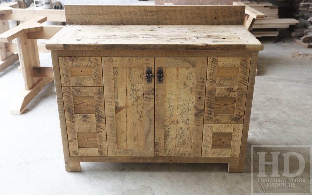 Custom Hand-Made Vanities Made from Ontario Reclaimed Barnwood with ...