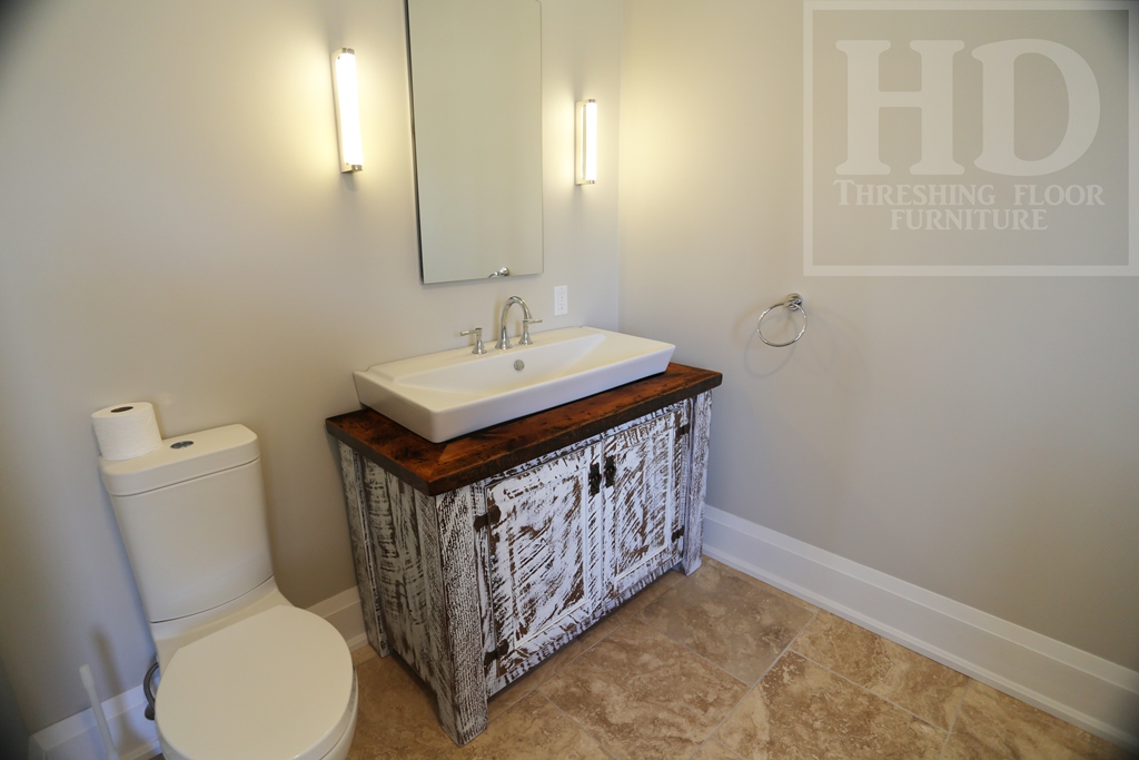 Custom Hand-Made Vanities Made from Ontario Reclaimed Barnwood with ...